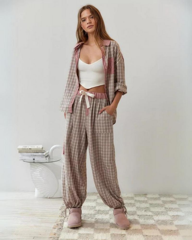 Shiloh | Cozy & Loose Pajama Set – Luna Hampton